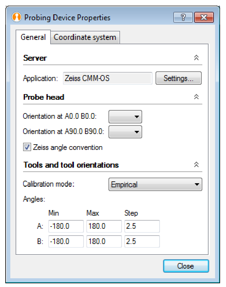 Configurar Polyworks CMM Zeiss